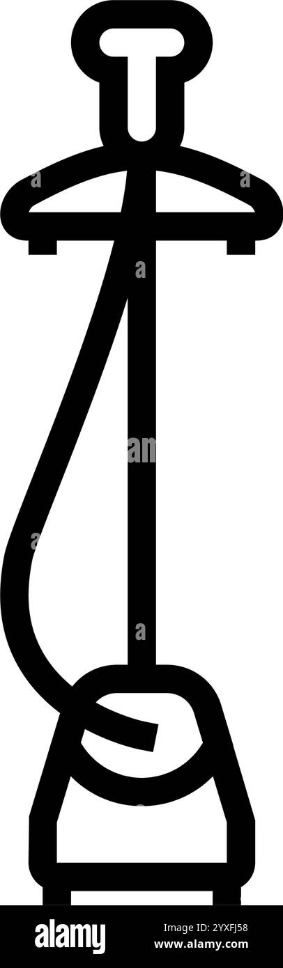 Steamer machine clothes Stock Vector Images - Alamy