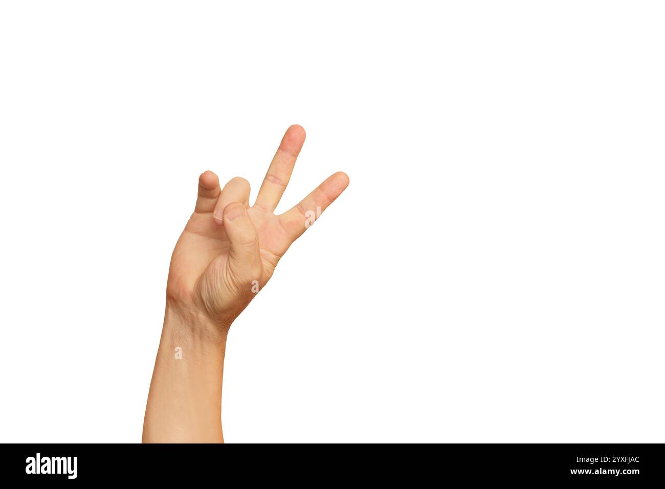 Hand v peace sign hi-res stock photography and images - Alamy