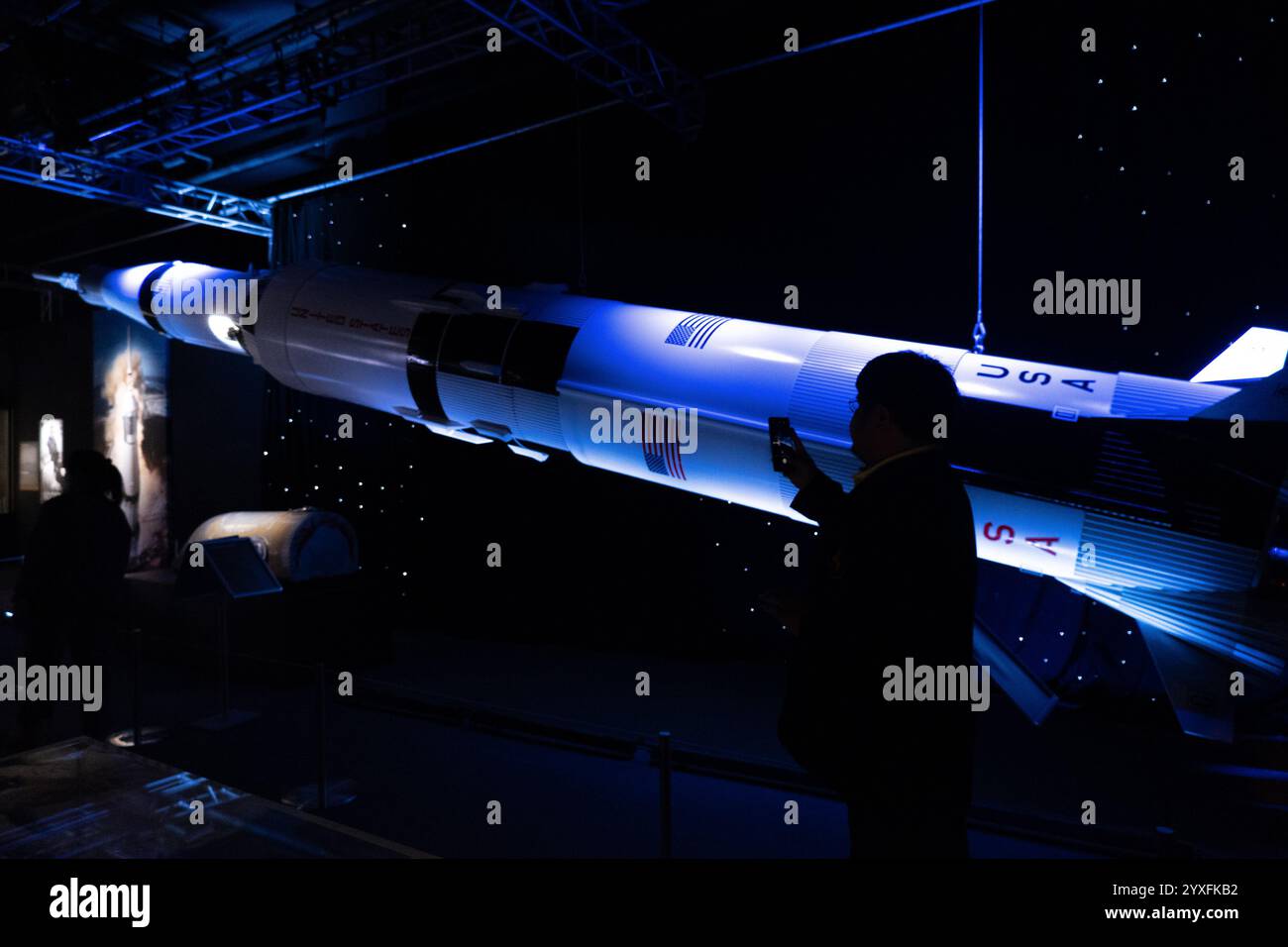 Bangkok, Thailand. 16th Nov, 2024. A visitor takes a photo of a ...