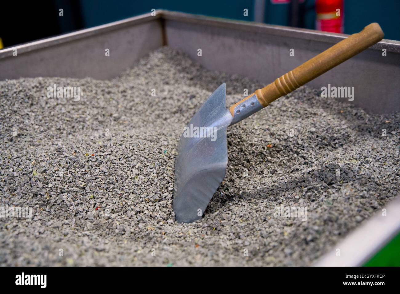 Plastic granulate in a plastic waste recycling plant Stock Photo - Alamy