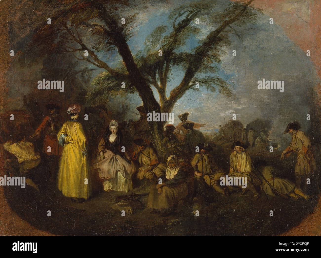 Title: The Rest Artist: Jean Antoine Watteau Year: ca. 1709 Medium: Oil ...
