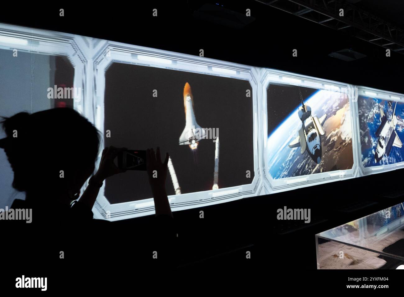 Bangkok, Thailand. 16th Nov, 2024. A visitor takes a photo of the ...