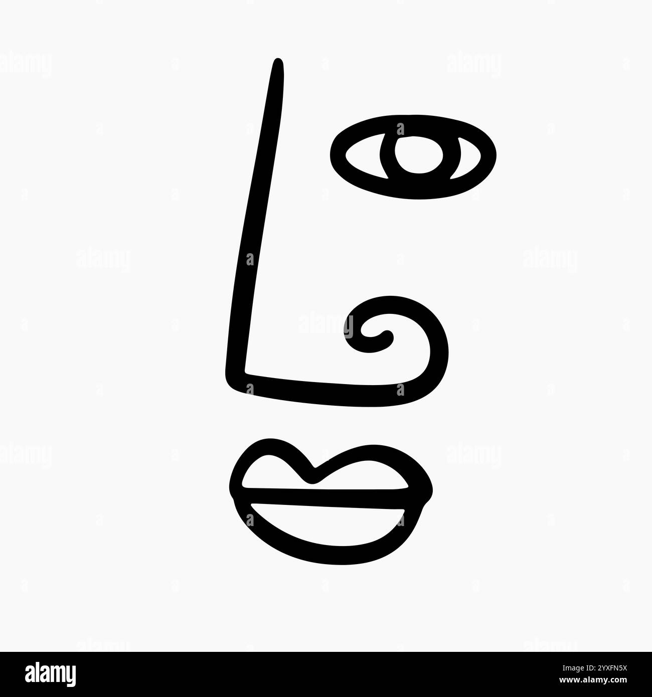 Drawing silhouette woman Black and White Stock Photos & Images - Alamy