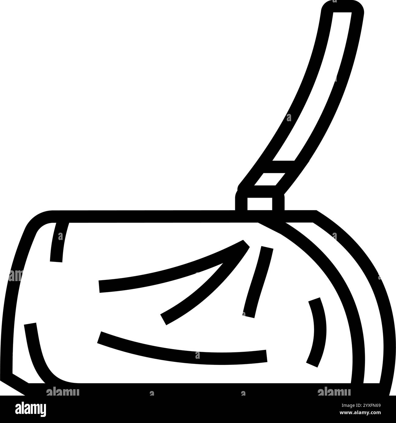 medical sling fracture injury line icon vector illustration Stock ...