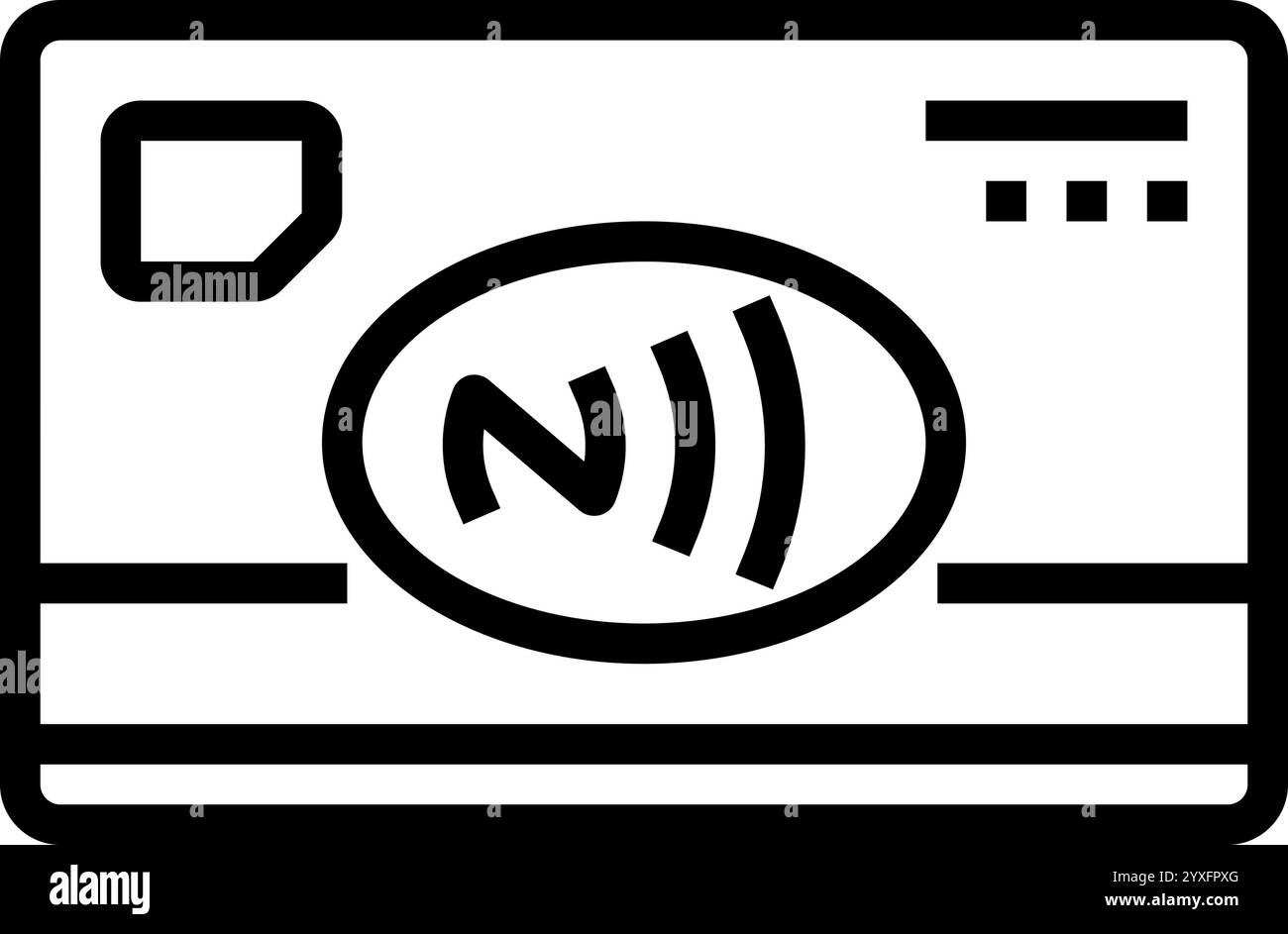 Contactless identification card reader Stock Vector Images - Alamy