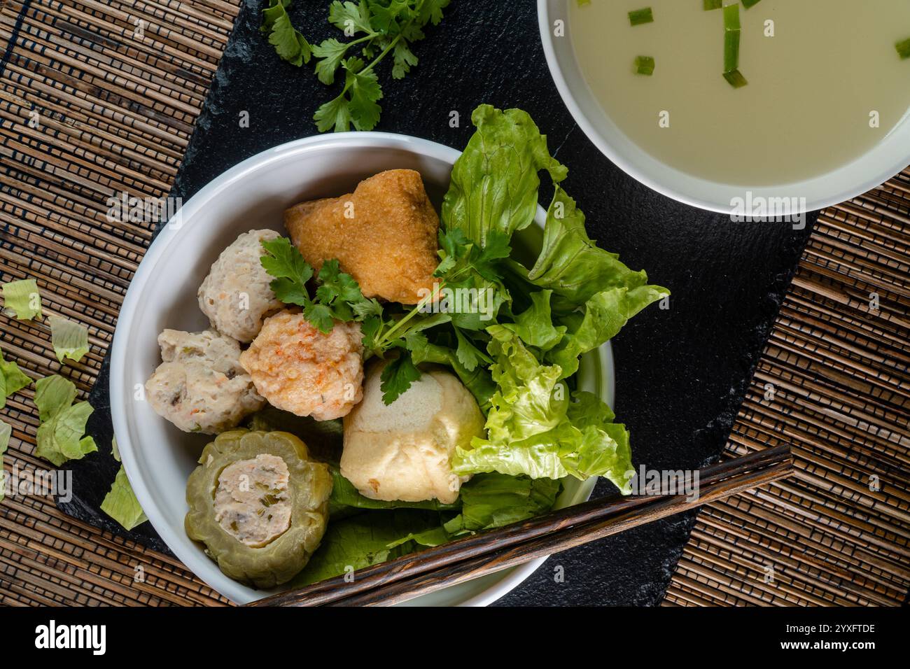 Yong tau foo , yong tau fu or Liong Tahu. is a Hakka Chinese cuisine ...