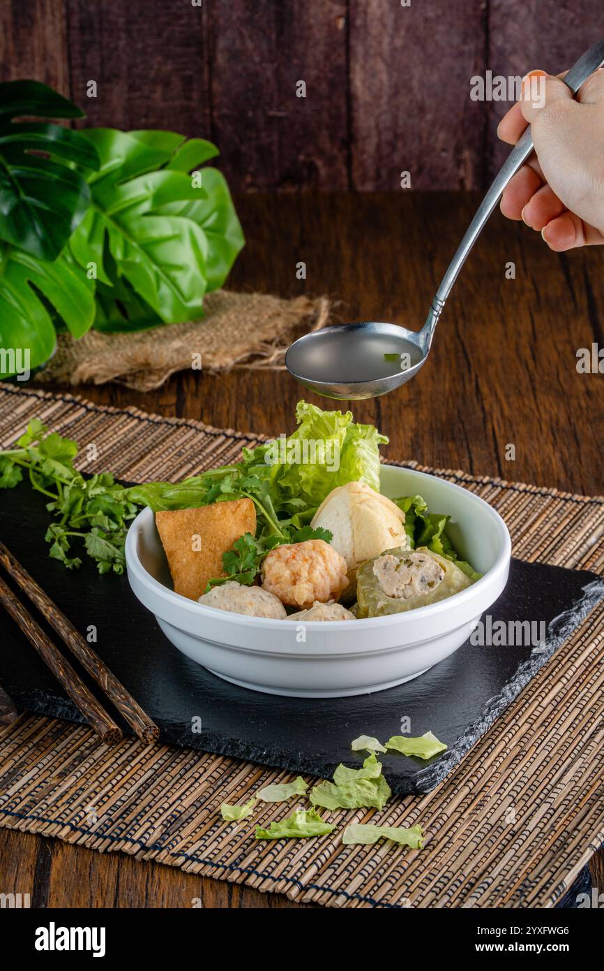 Yong tau foo , yong tau fu or Liong Tahu. is a Hakka Chinese cuisine ...