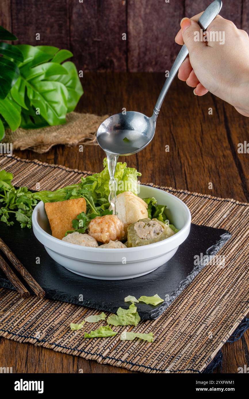 Yong tau foo , yong tau fu or Liong Tahu. is a Hakka Chinese cuisine ...