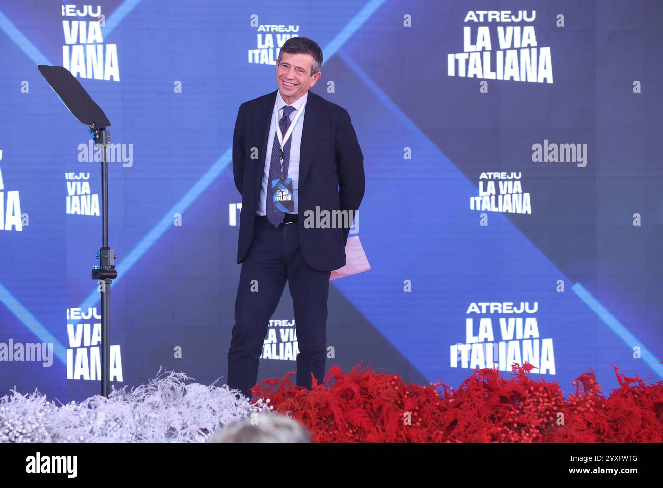 Rome, Lazio, Italy. 15th Dec, 2024. Maurizio Lupi, leader of "noi ...