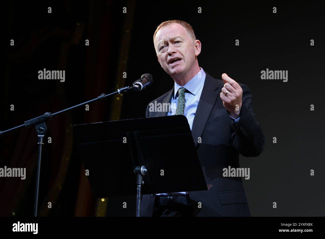 Tim Farron speaking at the Business Property Relief summit at the ...