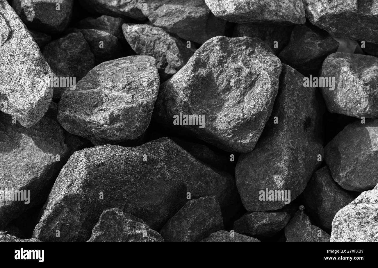 Black Gravel Texture