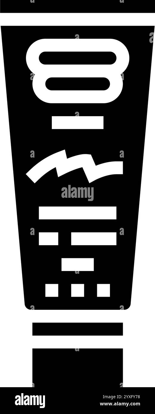 scratch remover car care glyph icon vector illustration Stock Vector ...