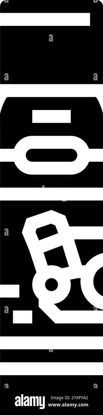 engine degreaser car care glyph icon vector illustration Stock Vector ...