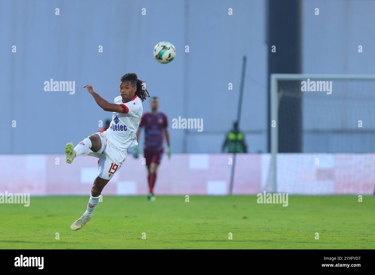 MOROCCO, CASABLANCA, 14 December 2024: El Mehdi El Moubarik of Wydad AC ...