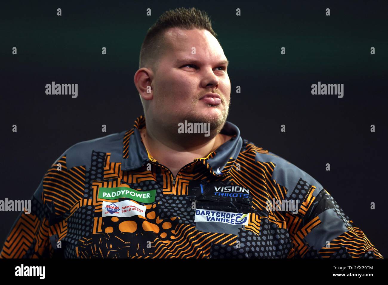 Wesley Plaisier reacts during their first round match against Ryusei ...