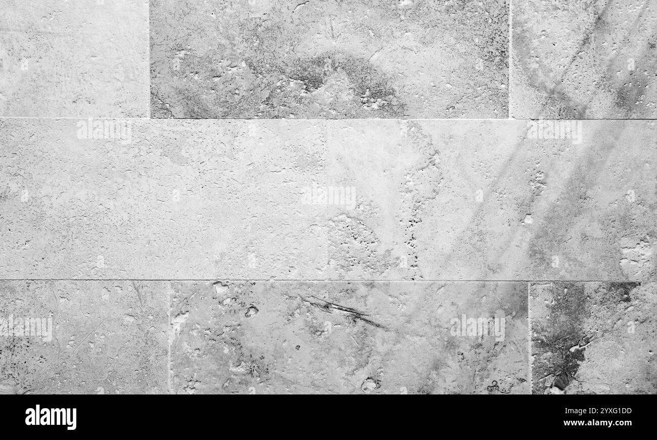 Gray stone wall. Background photo texture, close up front view Stock ...