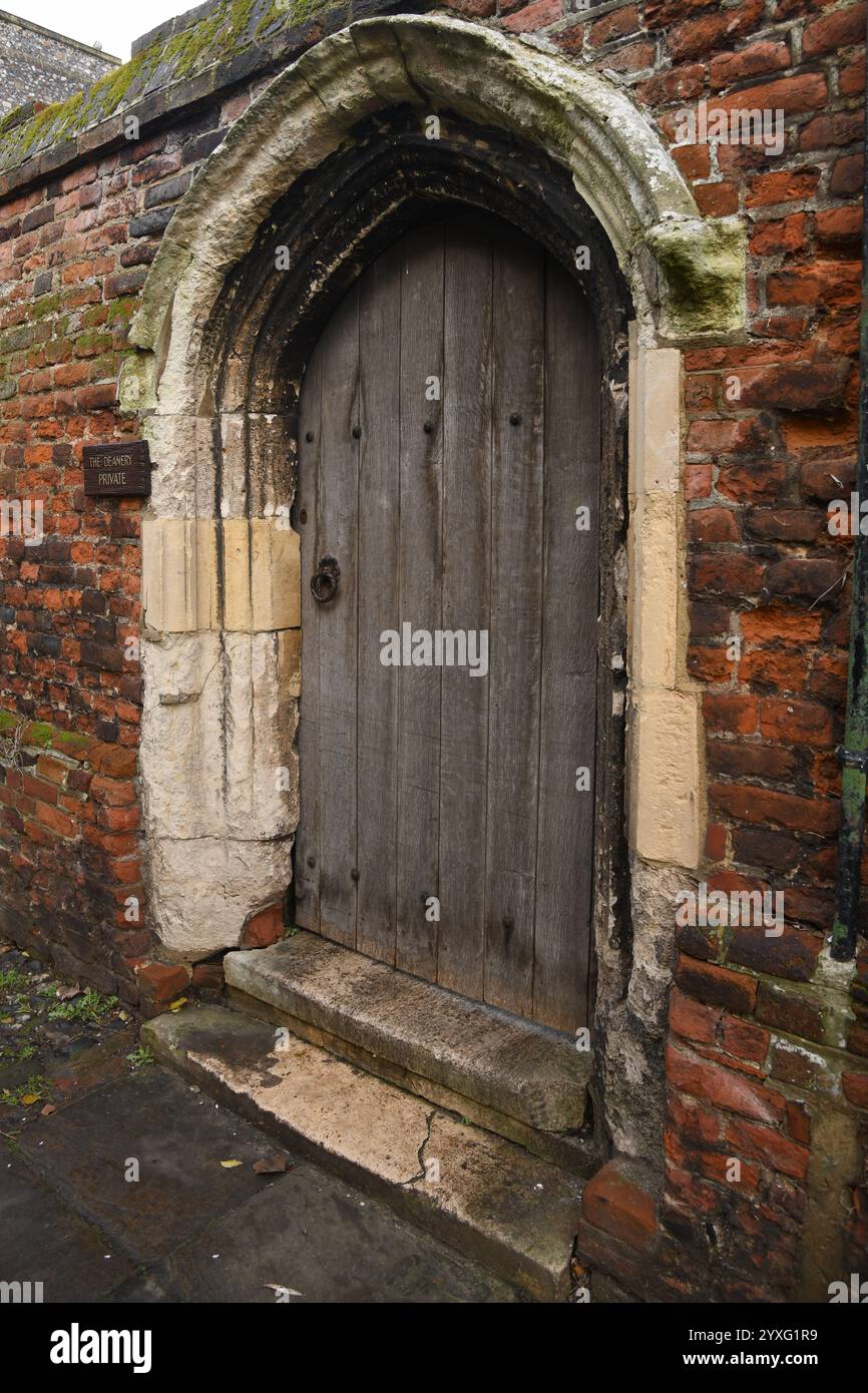 The Deanery gate Stock Photo - Alamy