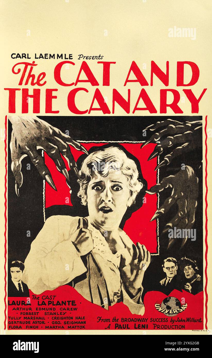 Carl Laemmle presents The Cat and the Canary (Universal, 1927) Laura La ...