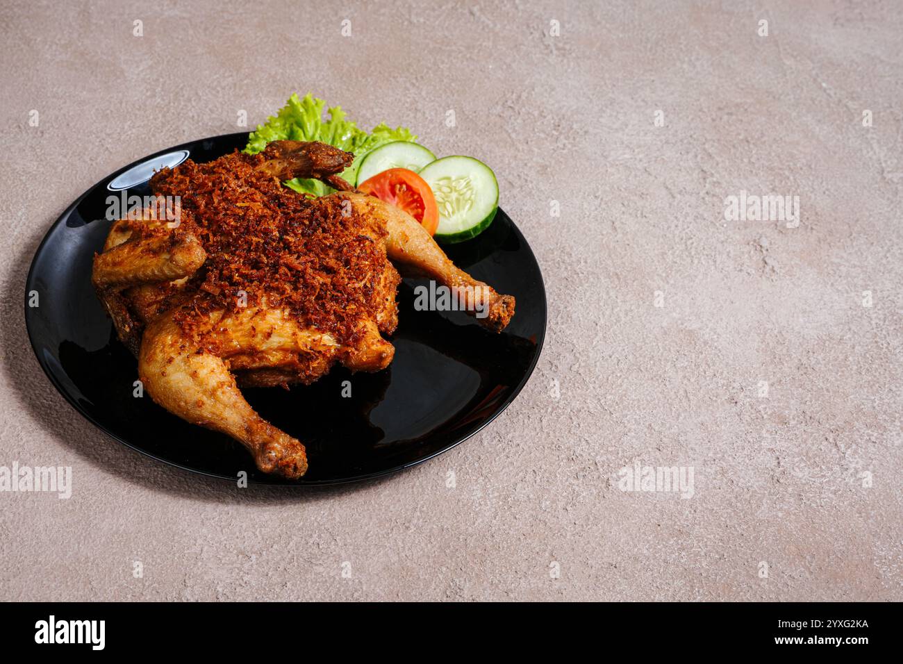 Kalasan Fried Chicken. Traditional fried chicken with spices from ...