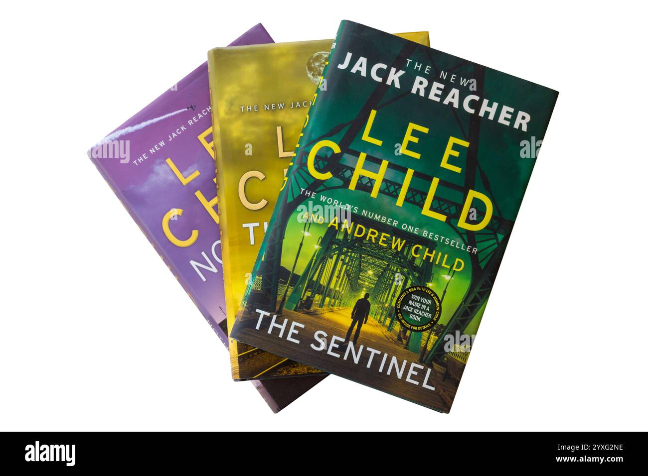 Selection of Lee Child books and Andrew Child with the new Jack Reacher ...