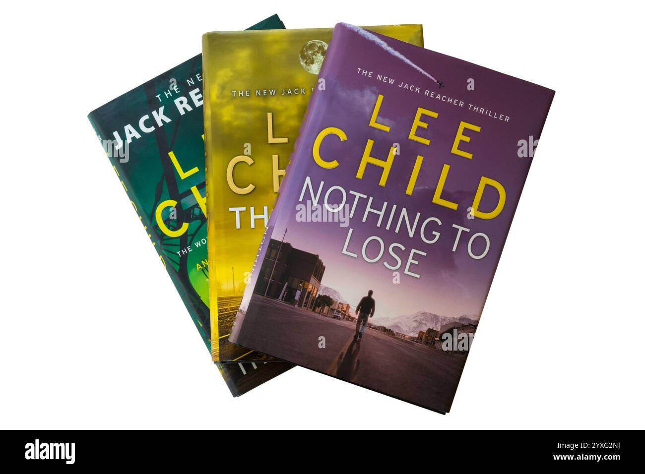 Selection of Lee Child books with the new Jack Reacher thriller Nothing ...