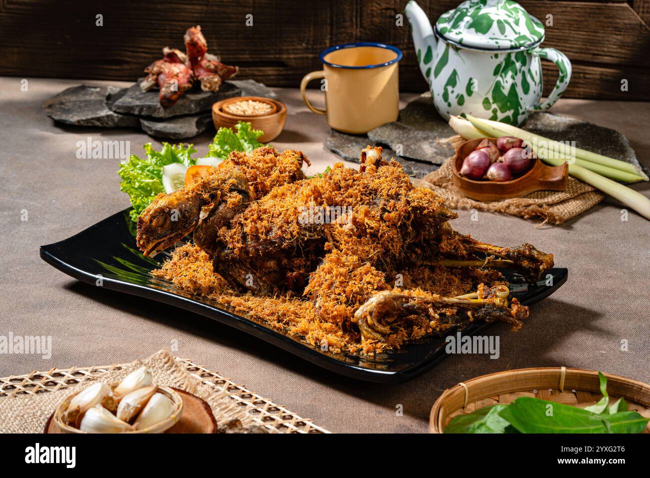 Ayam Goreng Lengkuas or Galangal Fried Chicken is a traditional ...
