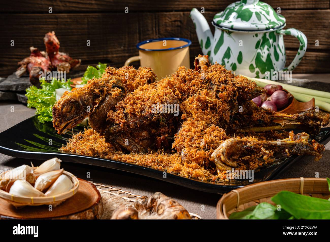 Ayam Goreng Lengkuas or Galangal Fried Chicken is a traditional ...