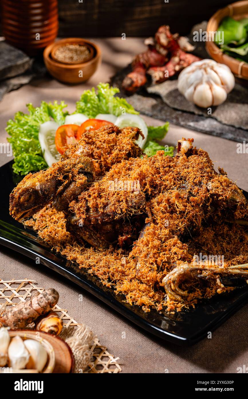 Ayam Goreng Lengkuas or Galangal Fried Chicken is a traditional indonesian fried chicken. This ...