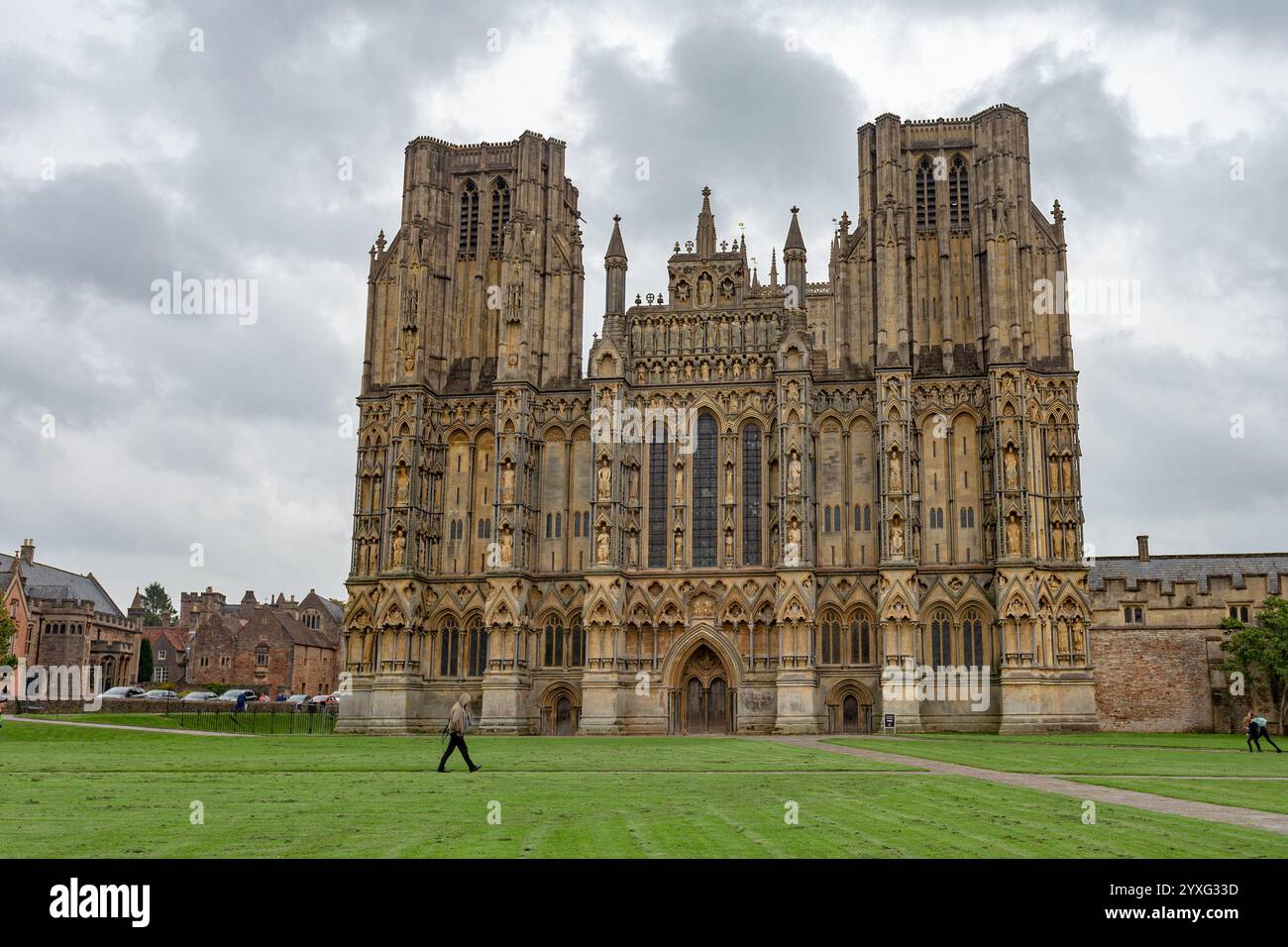 Wells Cathedral is set in the medieval heart of England’s smallest city ...
