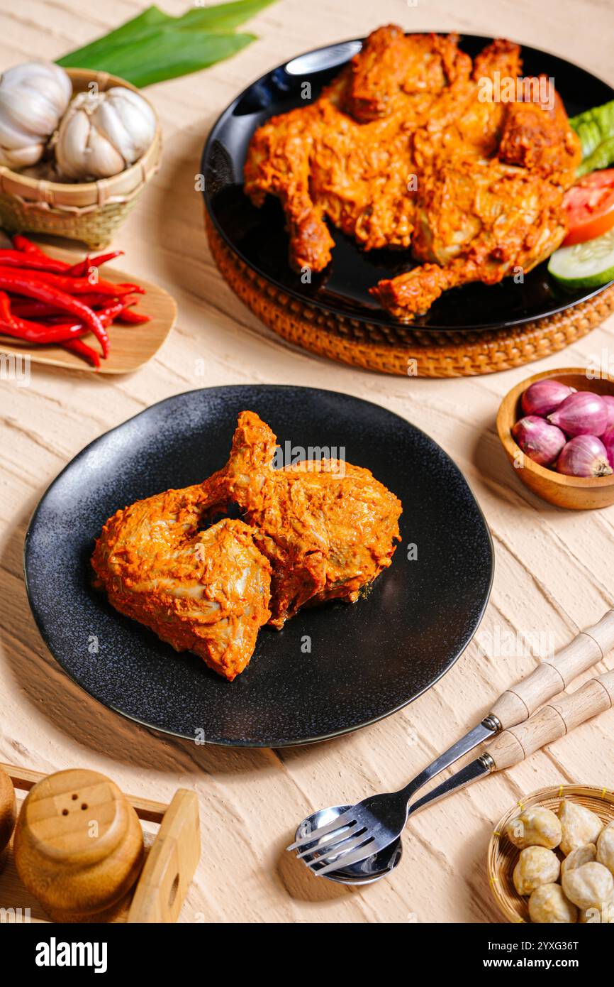 Rendang Ayam or Chicken Rendang, is an Indonesian food from West ...