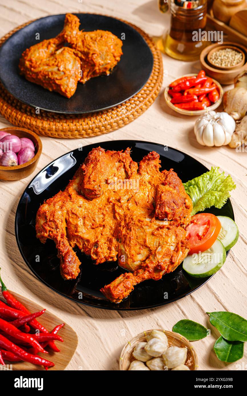 Rendang Ayam or Chicken Rendang, is an Indonesian food from West ...