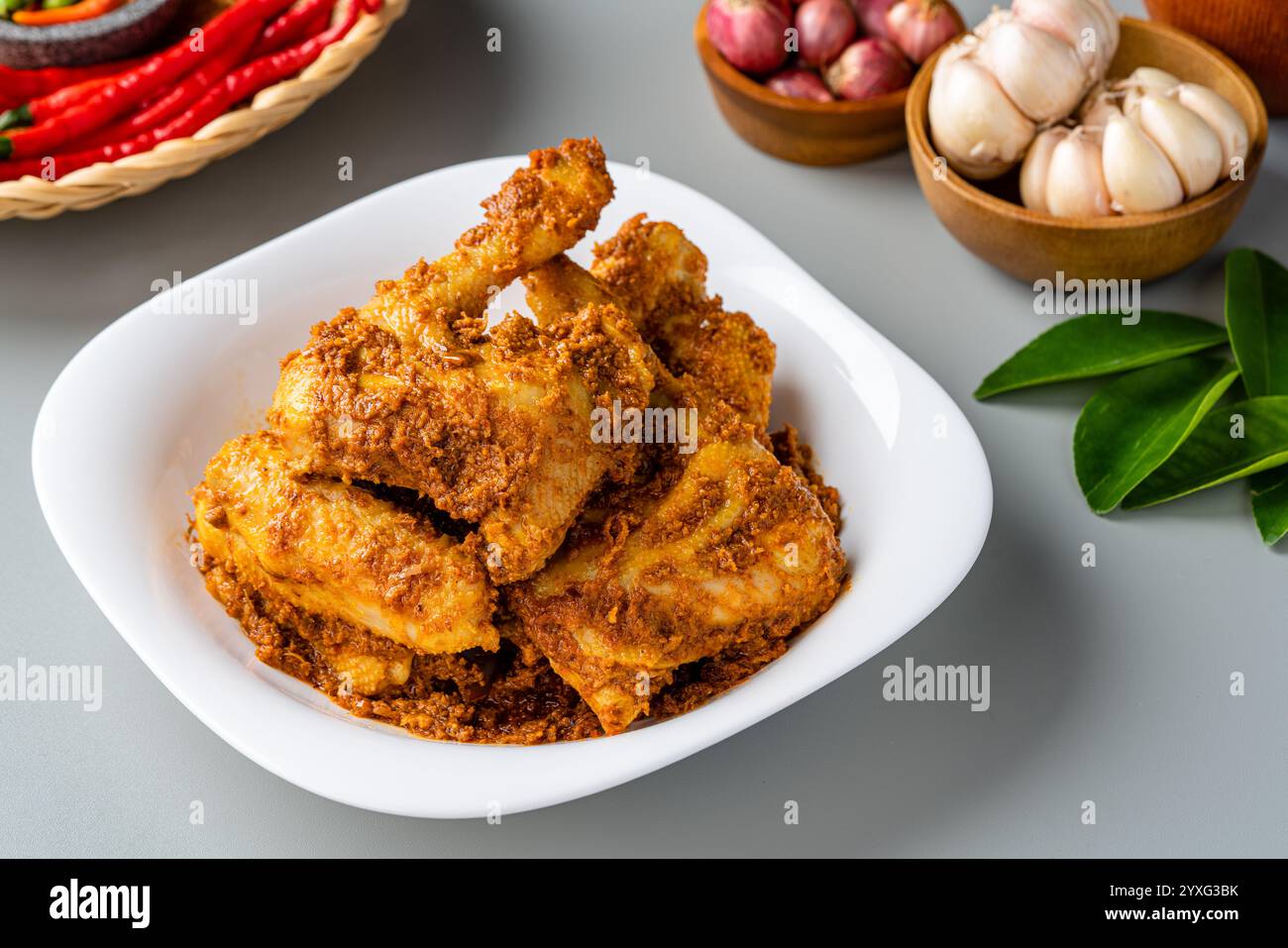 Rendang Ayam or Chicken Rendang, is an Indonesian food from West ...