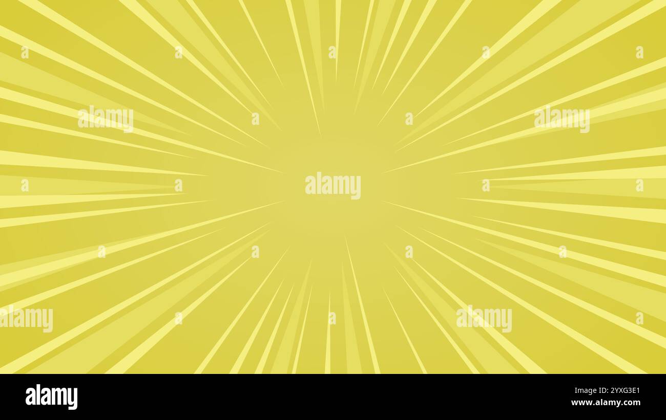 Dynamic burst yellow background. Exploding sunburst vector background ...