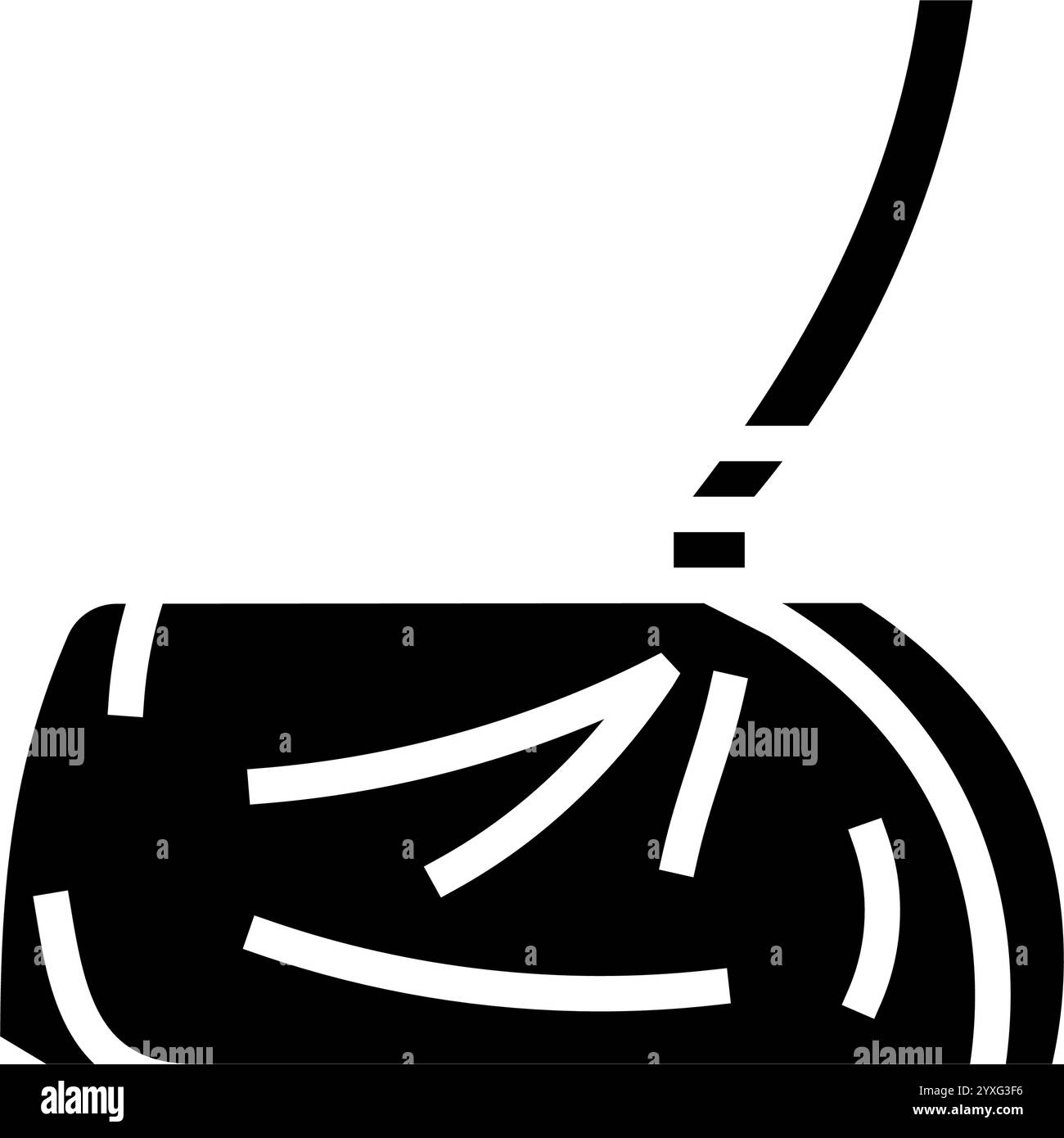 medical sling fracture injury glyph icon vector illustration Stock ...