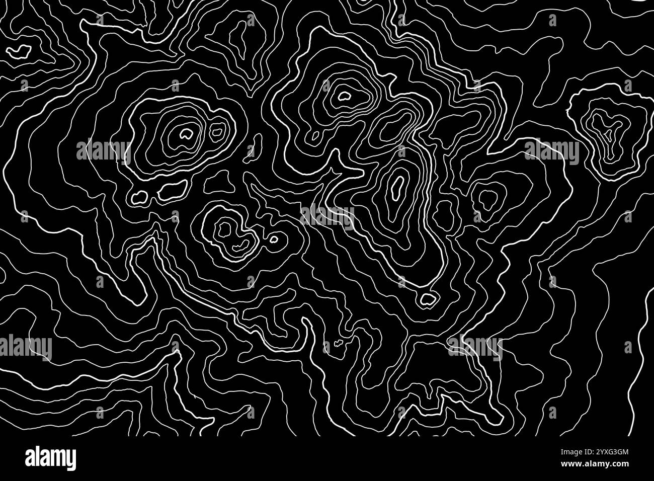 Topographic map vintage style background. Land topography map vector design. Retro topographic ...