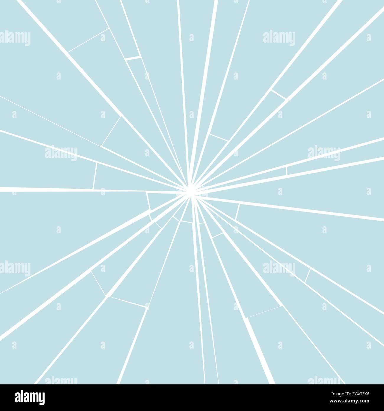 Blue white damaged broken glass vector. Cracked glass graphics Stock ...