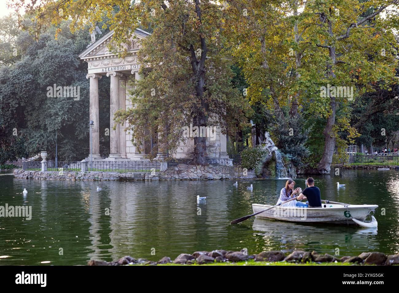 Villa borghese romantic spots hi-res stock photography and images - Alamy
