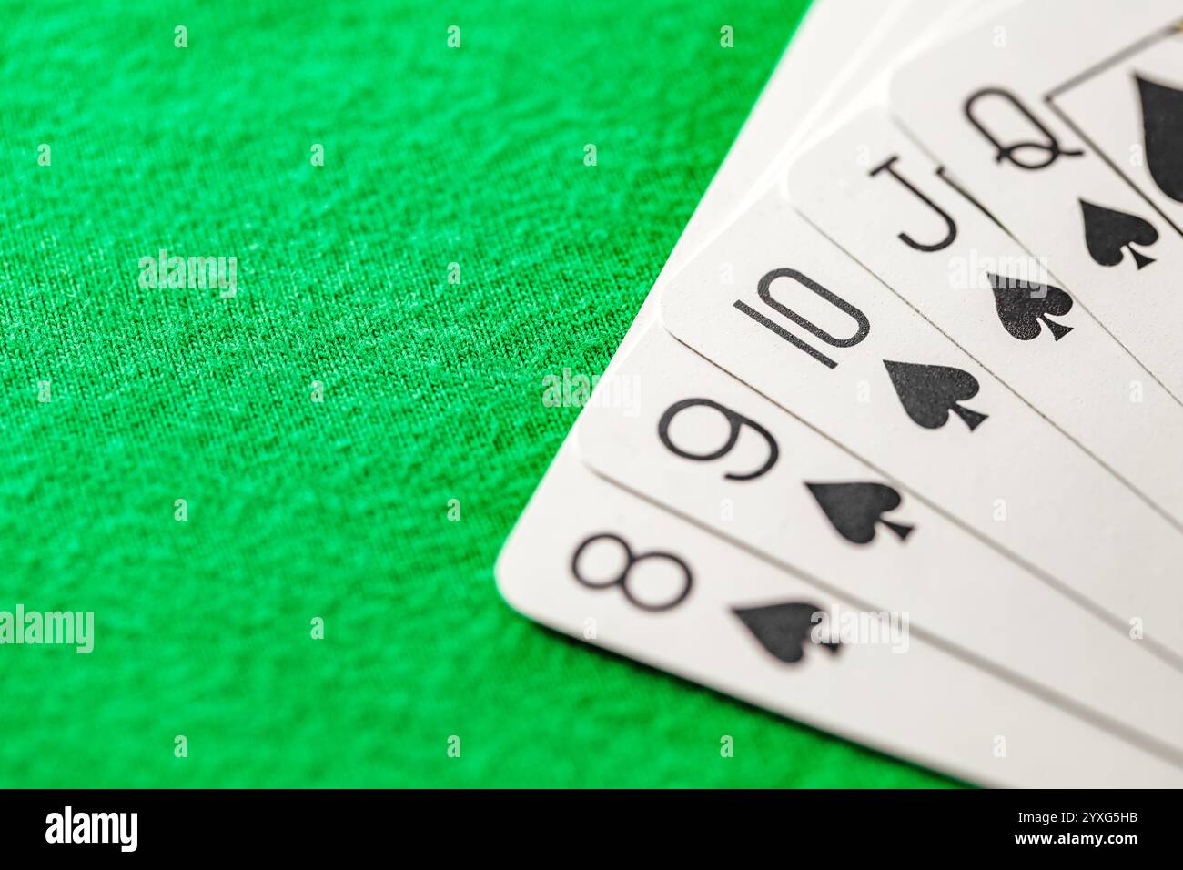 Flush with the suit spades hi-res stock photography and images - Alamy