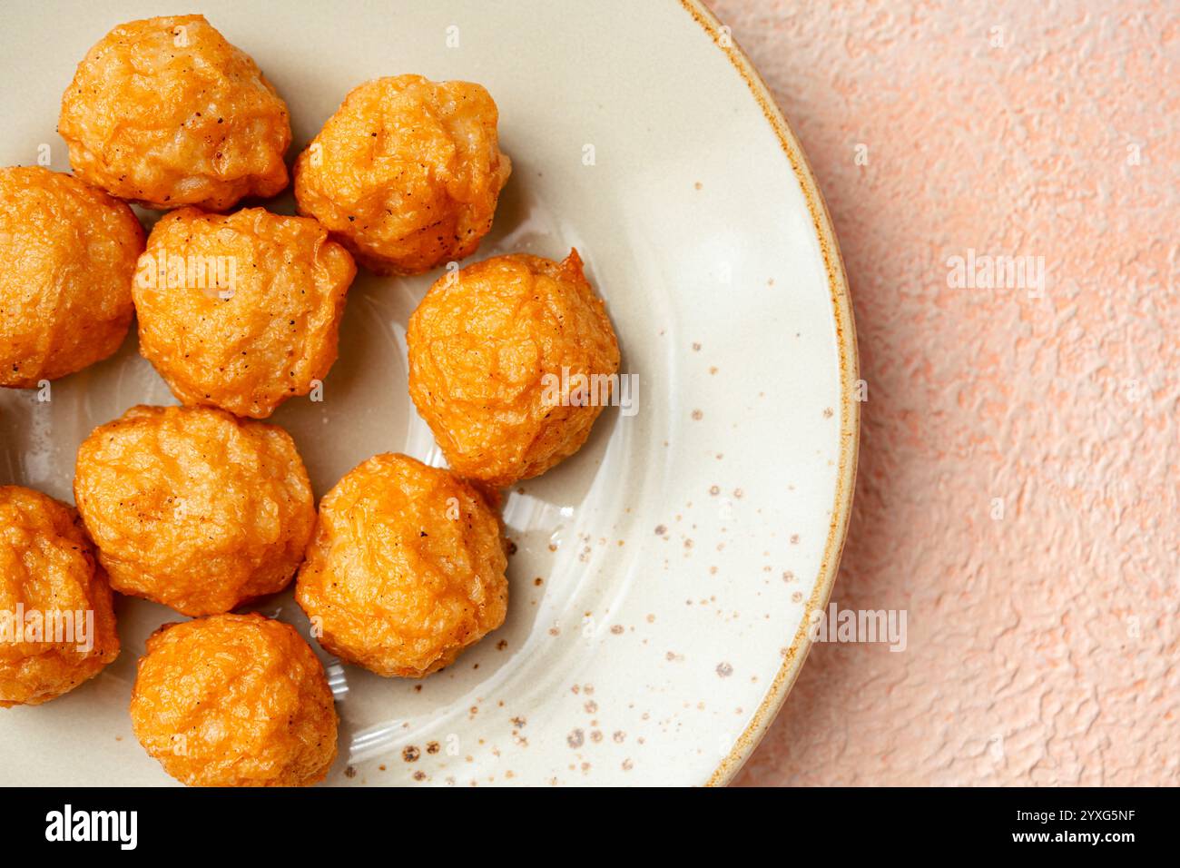 Bakso Ayam, Raw Indonesian Chicken Meatball in a bowl Stock Photo - Alamy
