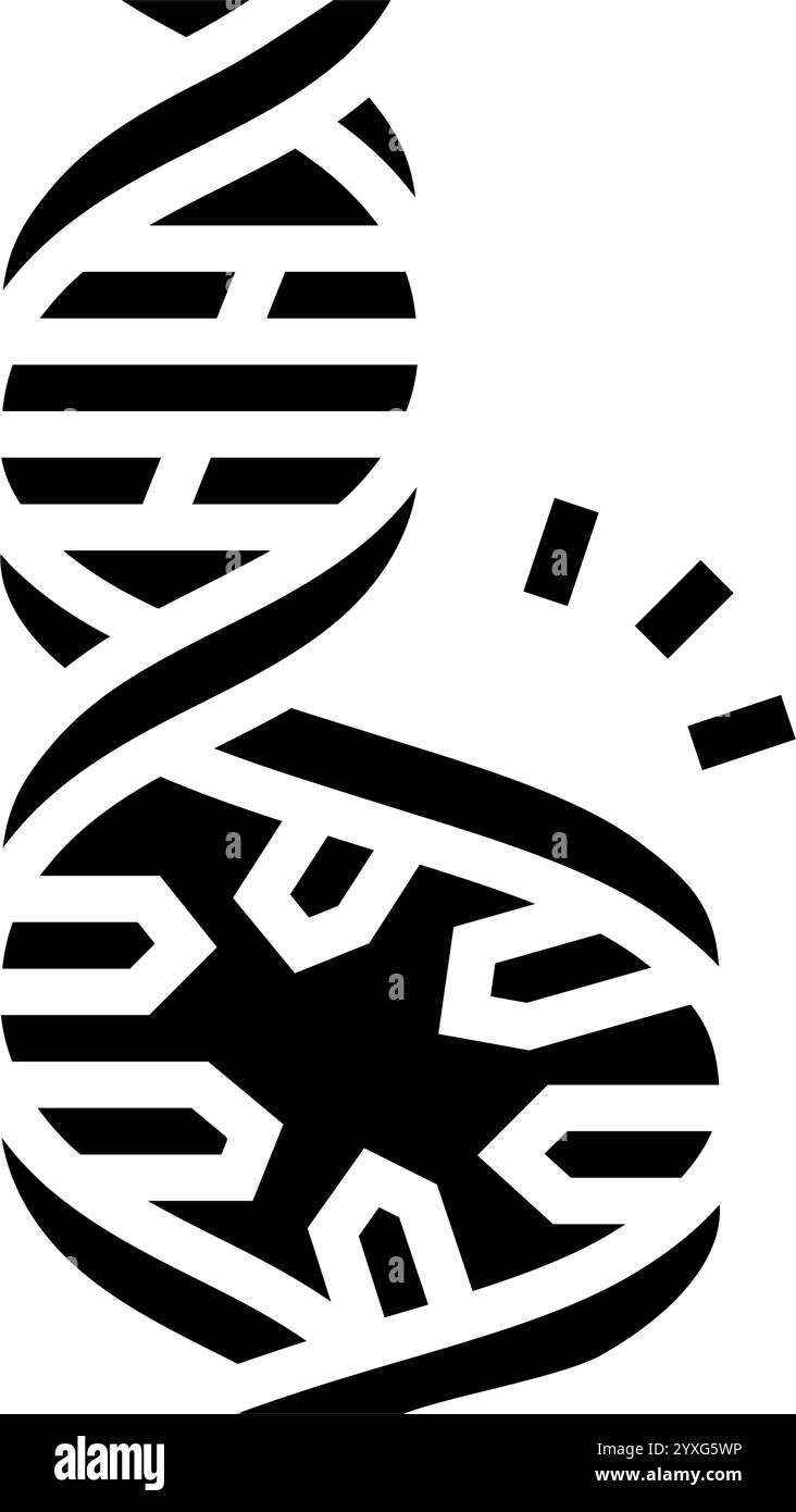 Dna nucleotides illustration Black and White Stock Photos & Images - Alamy