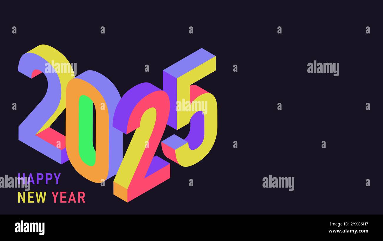 2025 number on digital Stock Vector Images - Alamy