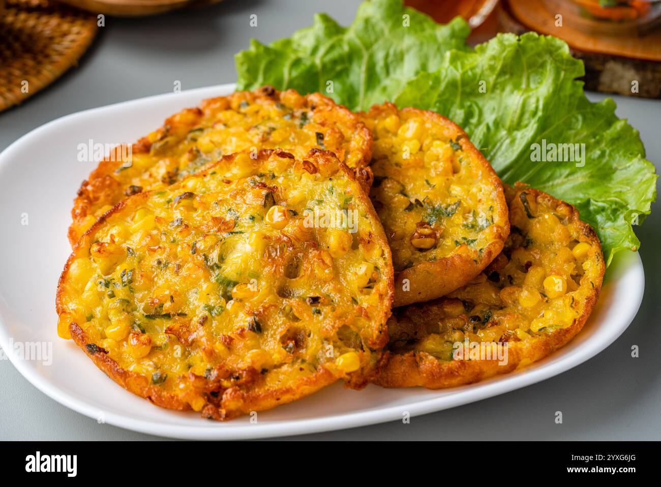Perkedel jagung bakwan corn hi-res stock photography and images - Alamy