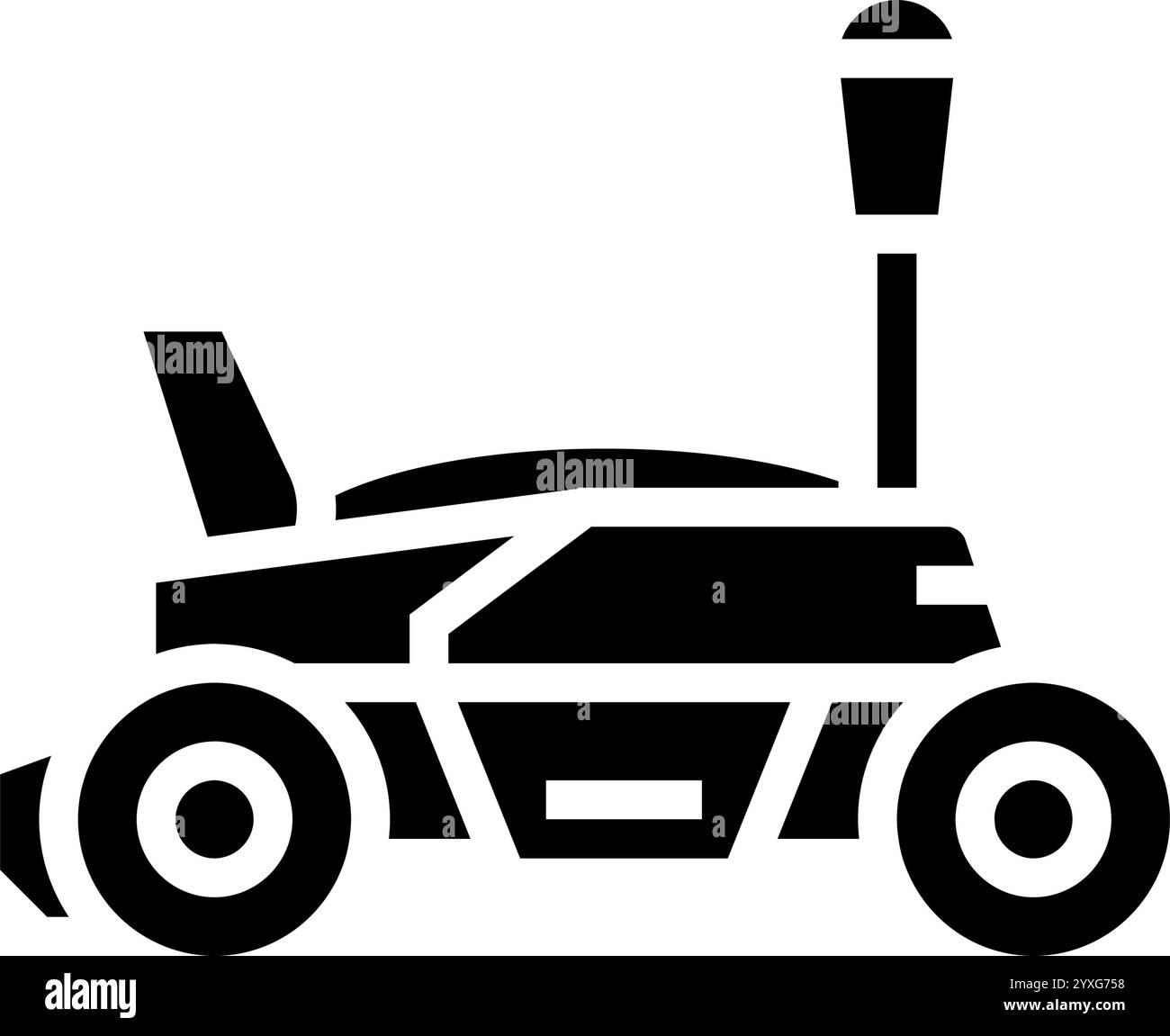 field scanning robot harvests glyph icon vector illustration Stock ...