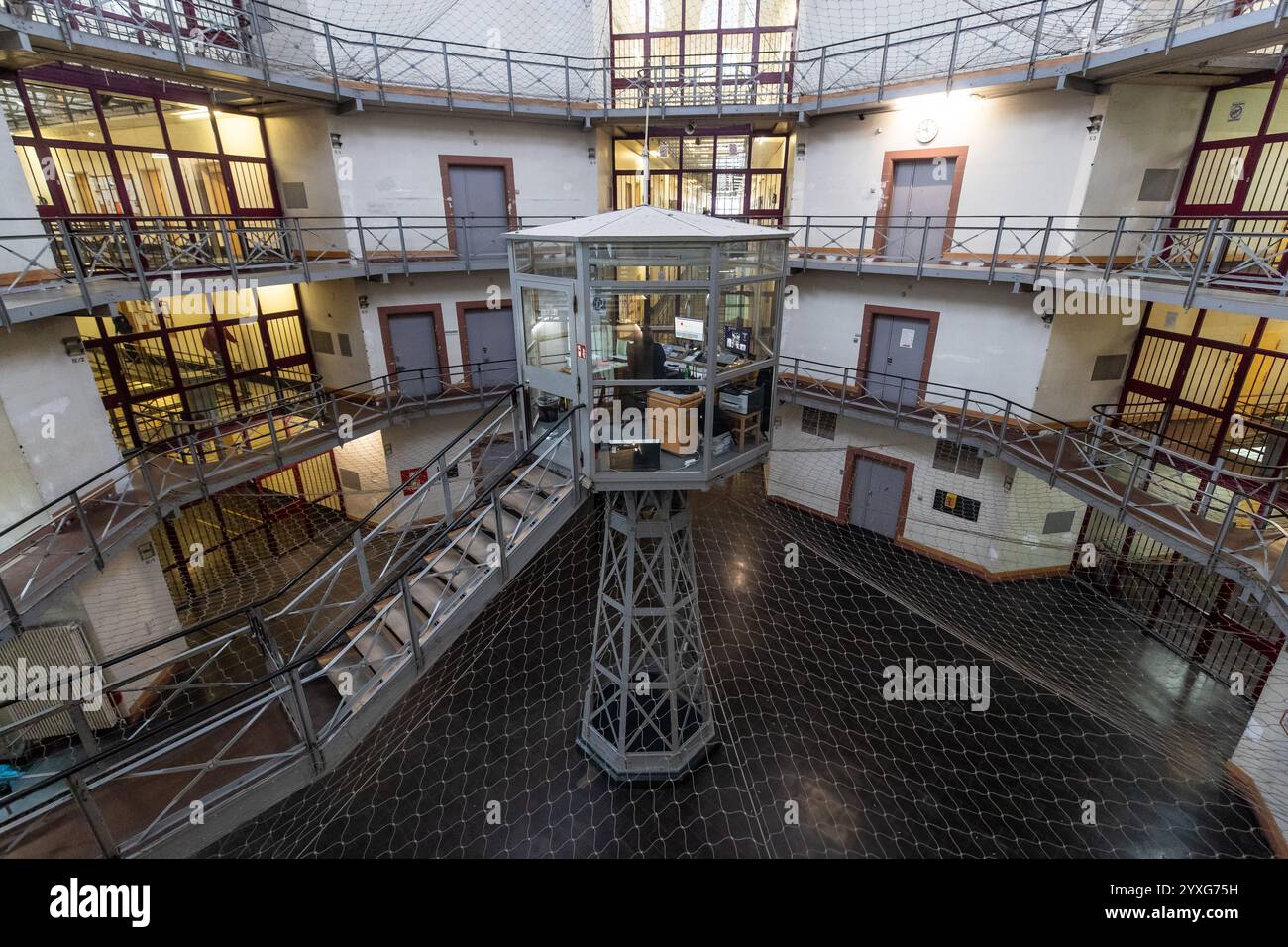 Mannheim, Germany. 16th Dec, 2024. View of the Sternbau prison building ...