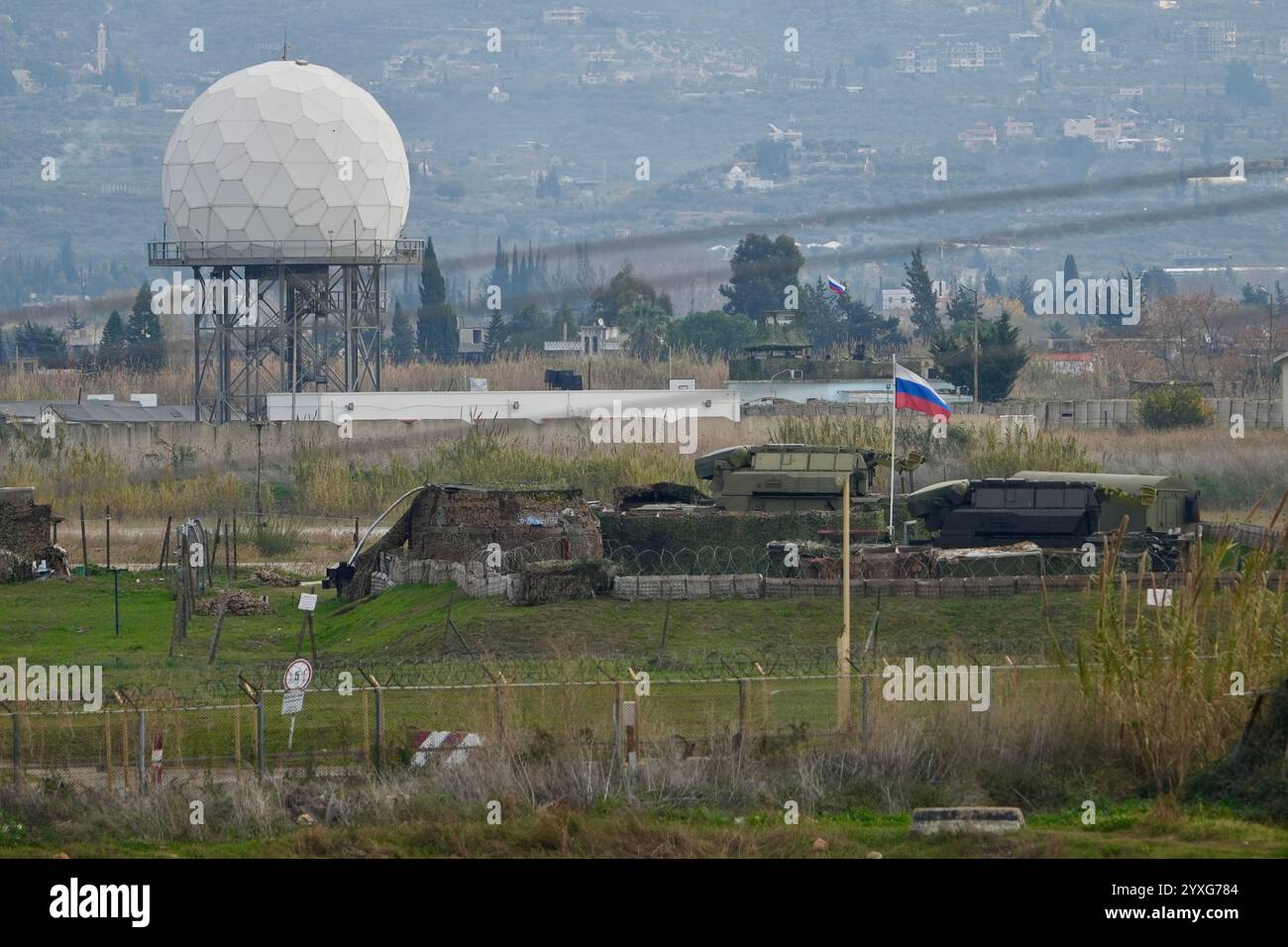 Russian soldiers withdraw from the Khmeimim Air Base near the Syrian ...