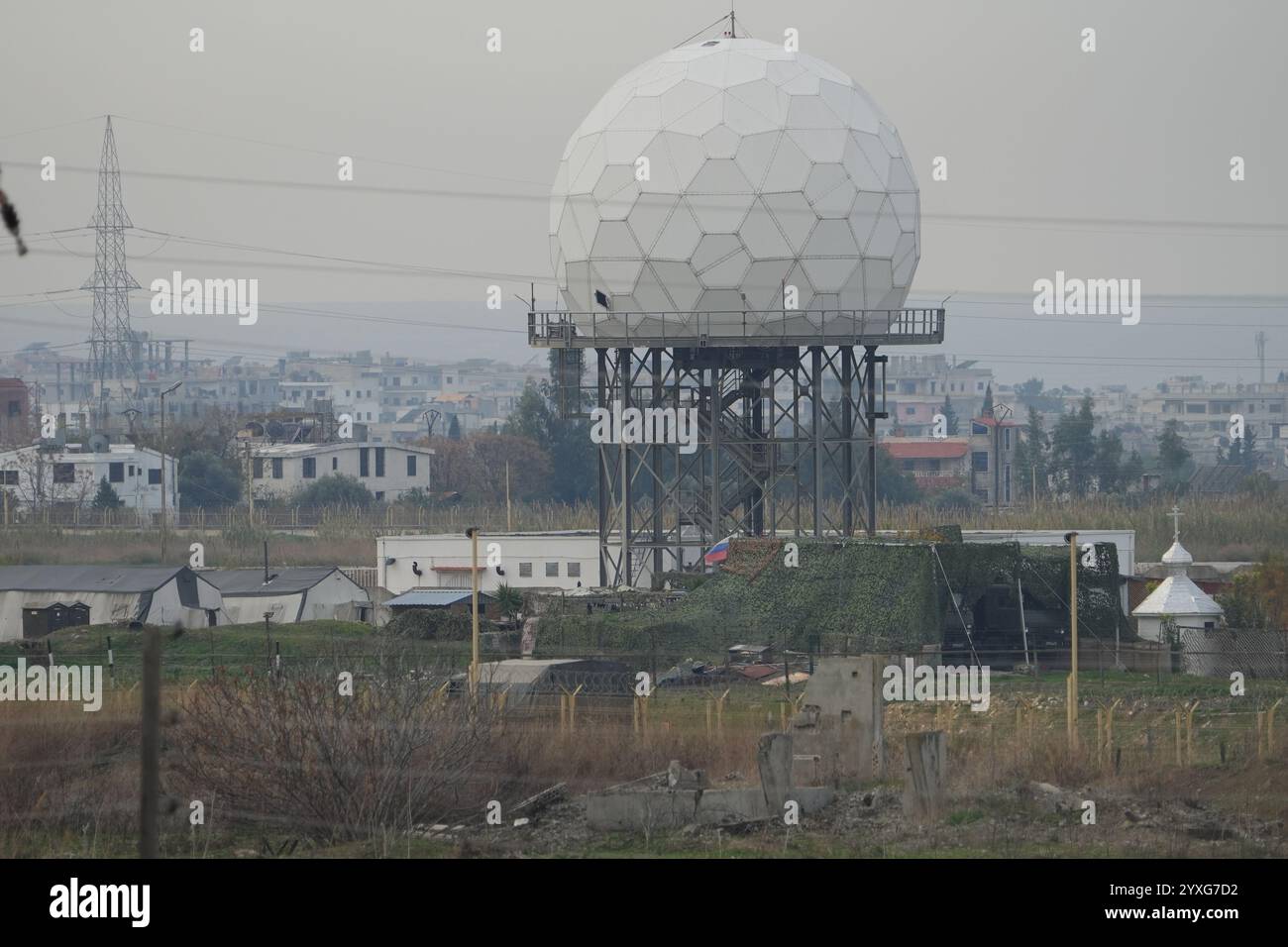 Russian soldiers withdraw from the Khmeimim Air Base near the Syrian ...