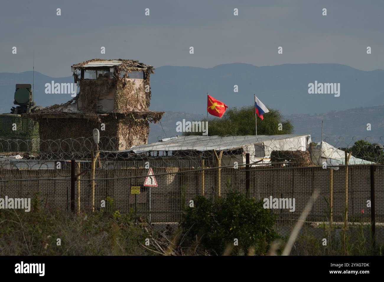 Russian soldiers withdraw from the Khmeimim Air Base near the Syrian ...