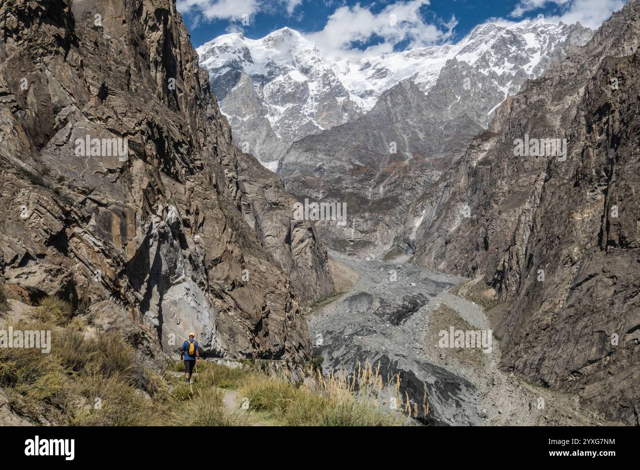 Trekking to Ultar Meadows, Karimabad, Hunza, Gilgit-Baltistan, Pakistan ...