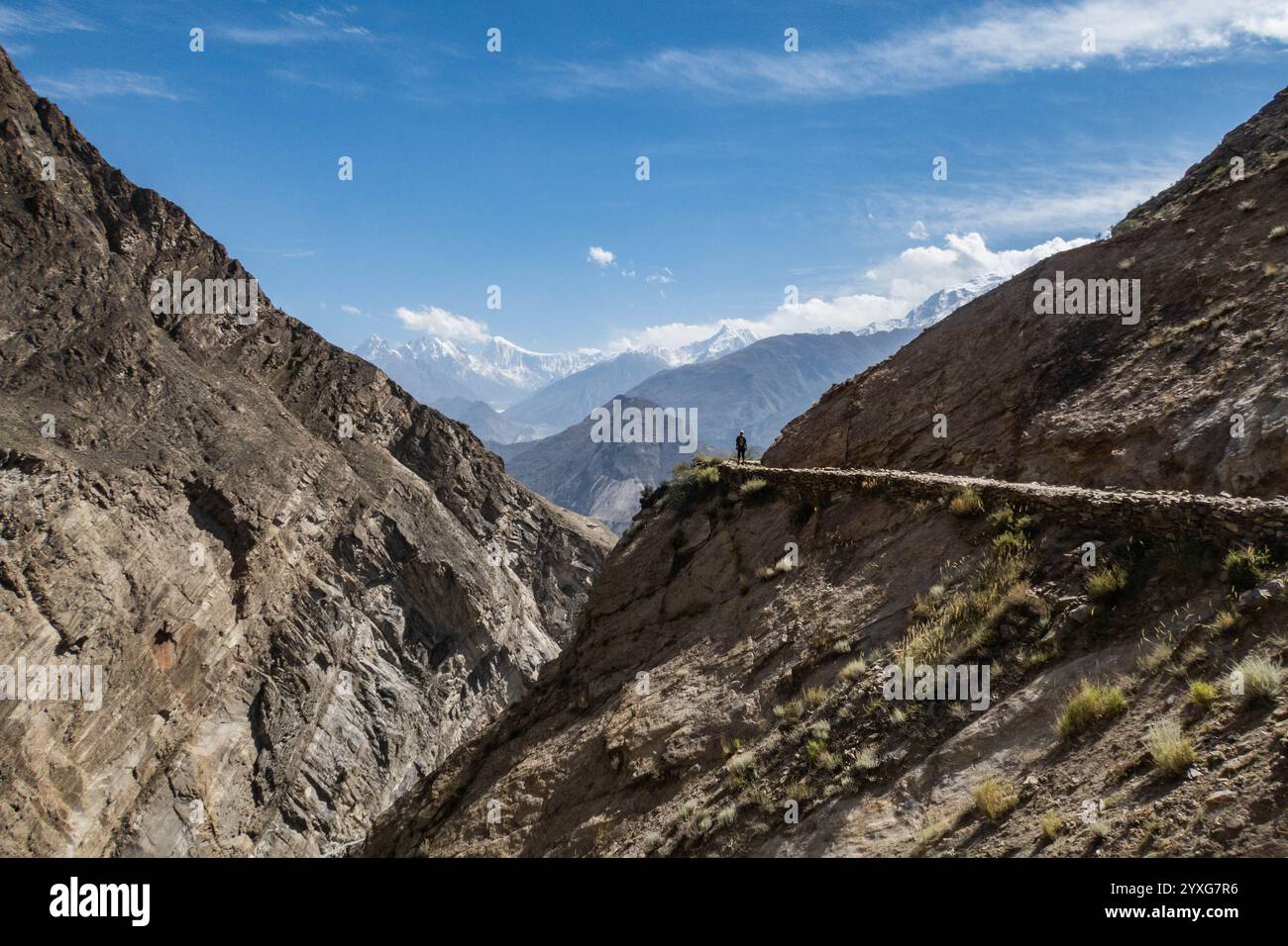 Trekking to Ultar Meadows, Karimabad, Hunza, Gilgit-Baltistan, Pakistan ...