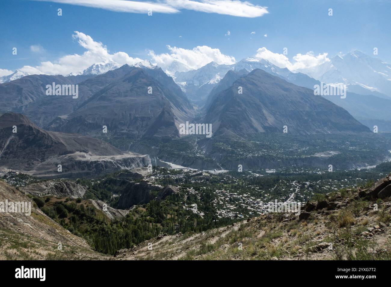 Trekking to Ultar Meadows, Karimabad, Hunza, Gilgit-Baltistan, Pakistan ...
